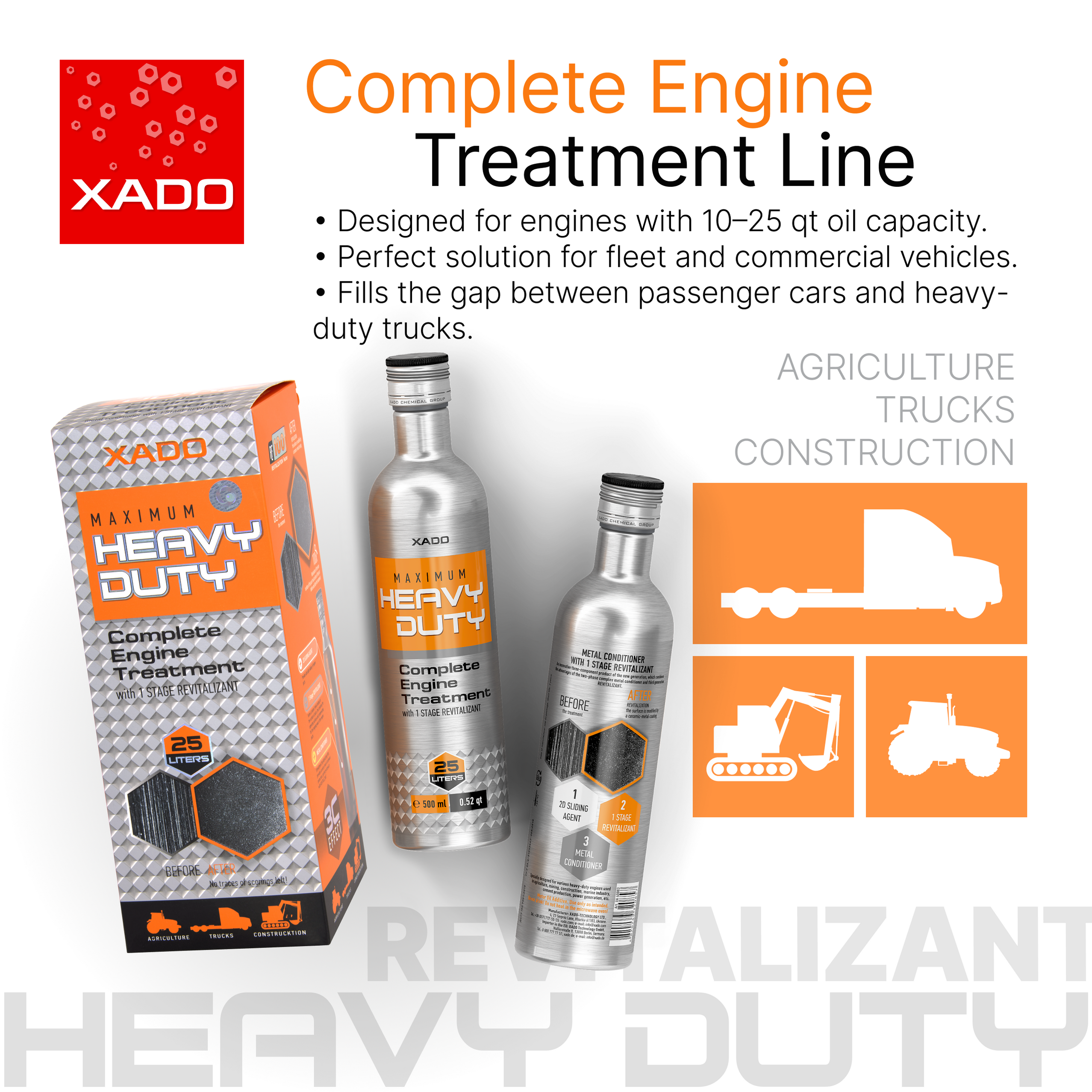 XADO 1 Stage Maximum Heavy Duty Metal Conditioner & Revitalizant — XADO US